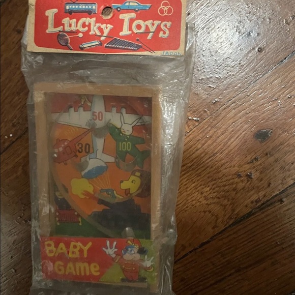 lucky toys | Games | Rare Lucky Toys Vintage Handheld Baby Pinball Game ...